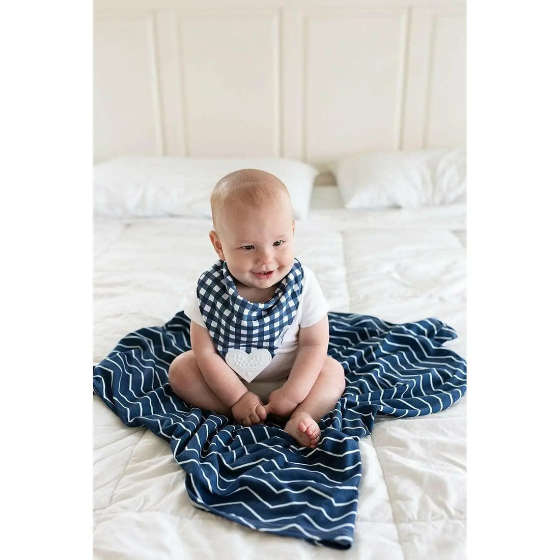 Bib Bud -2 in 1 Reversible Bandanna Teething Bib
